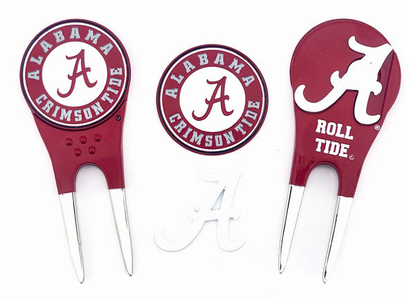 Alabama Crimson Tide 2 Ballmarker Divot Tool – PAC GOLF