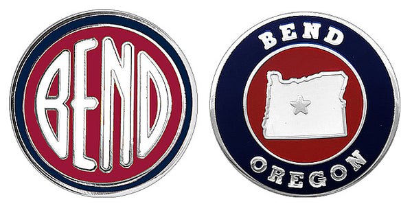 Bend, Oregon Theme Premium Ball Marker (USA) – PAC GOLF