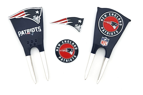 New England Patriots 2 Ballmarker Divot Tool – PAC GOLF